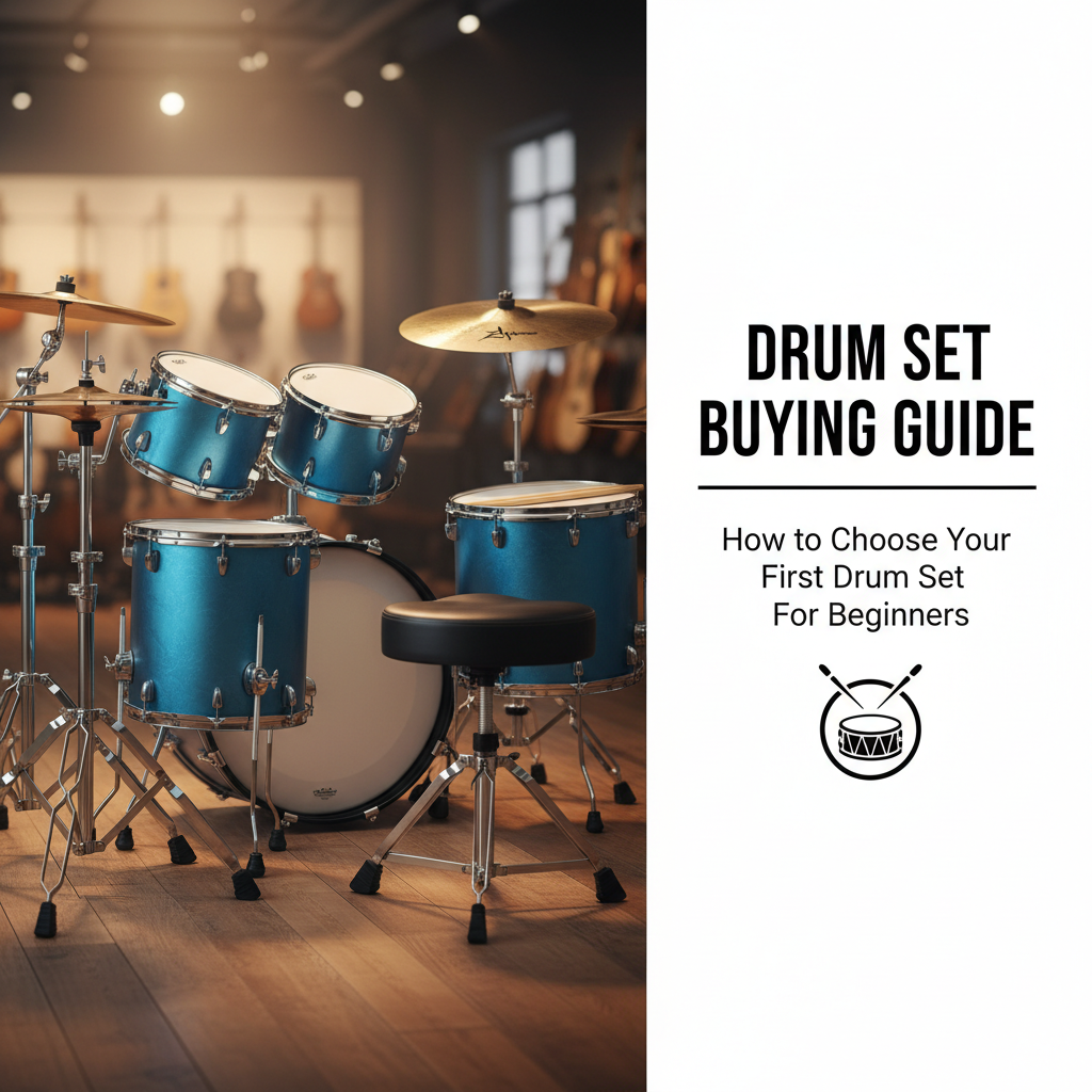 Drum Set Buying Guide – How to Choose Your First Drum Set For Beginner ...