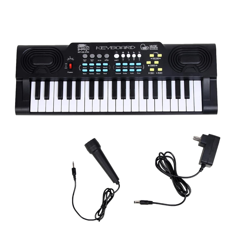 Intern 37-Key Mini Keyboard Piano with Microphone and Power Adapter ...